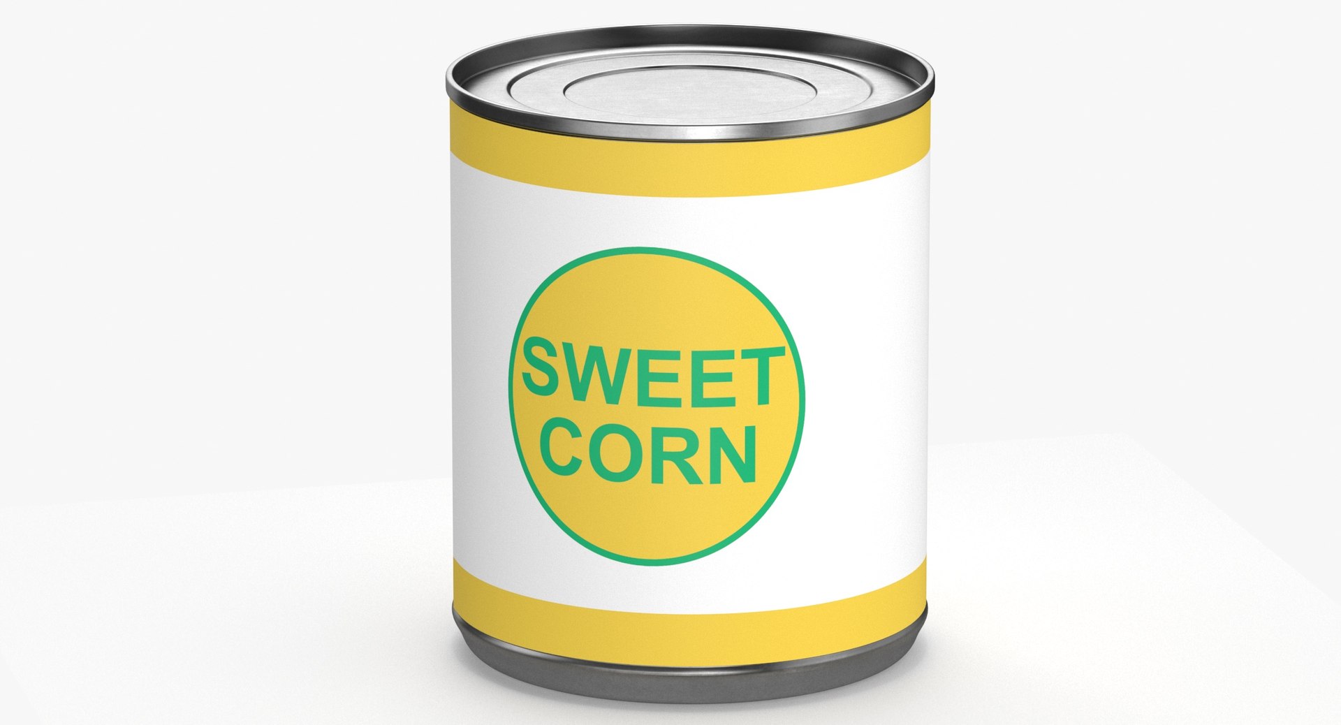 3D Canned Corn 8 25oz Blank and Generic Label - TurboSquid 1992361