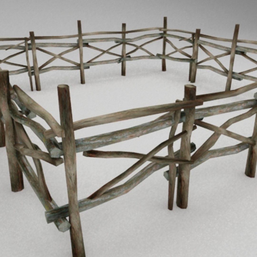 3ds Max Realistic Fence