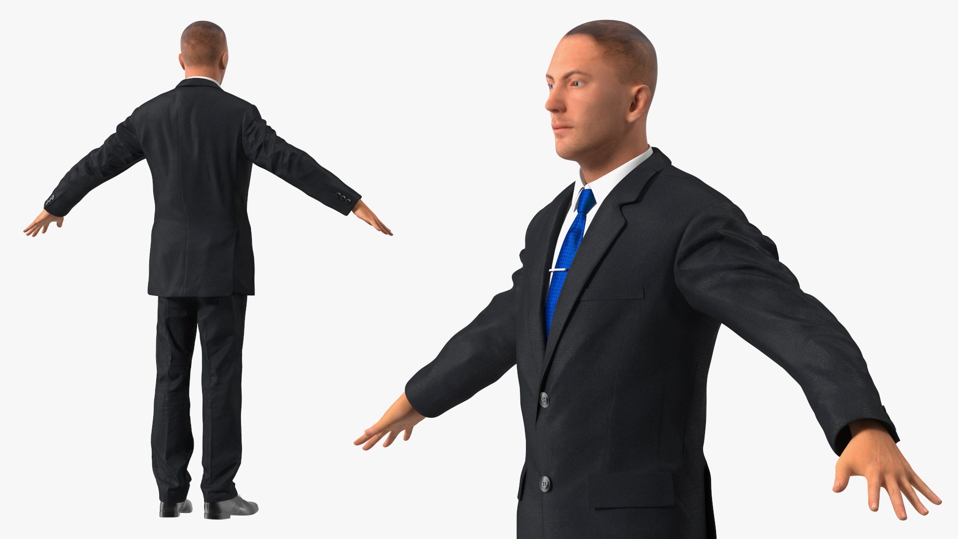 3D Business Man In Suit - TurboSquid 2131812