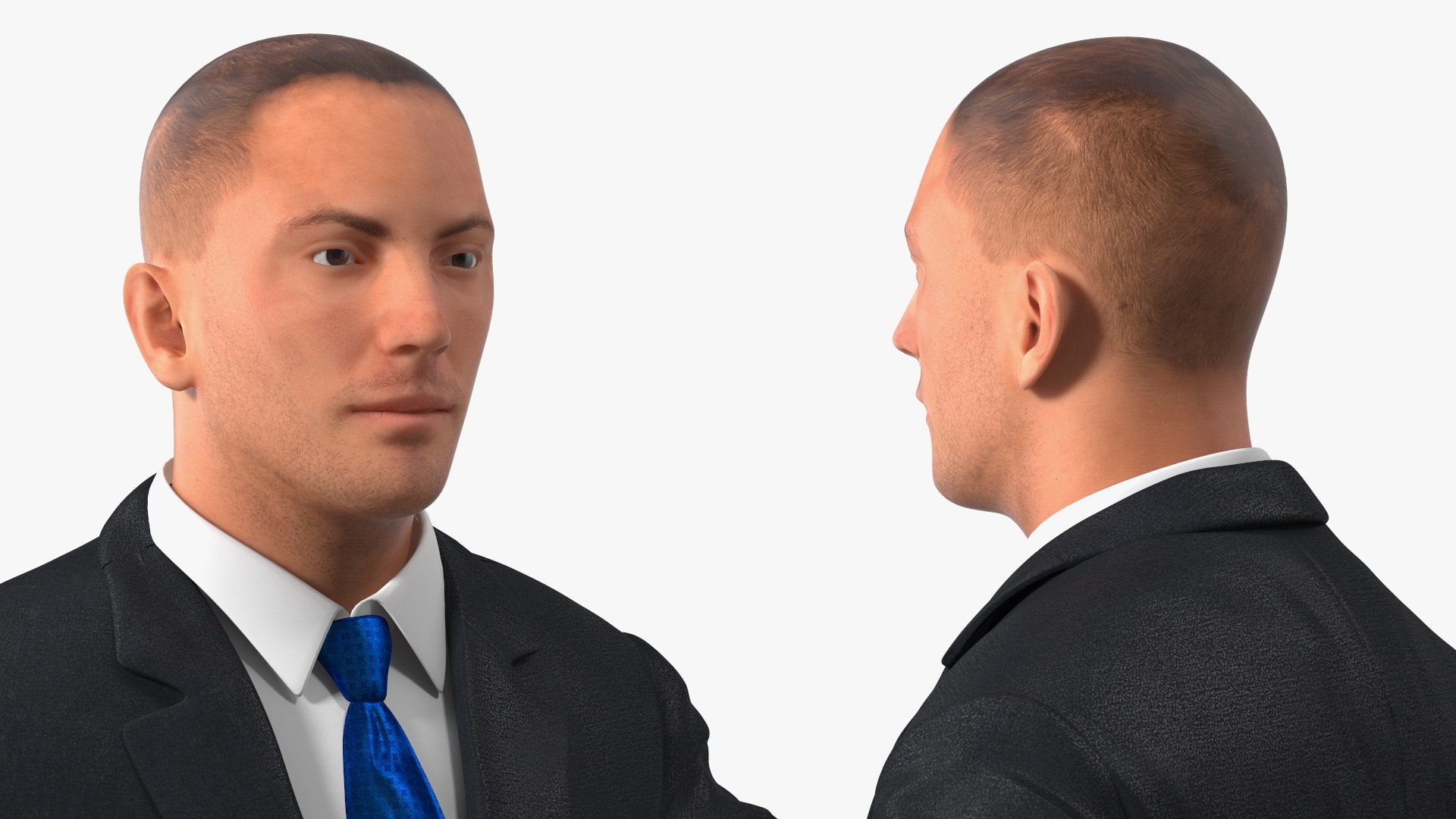 3D Business Man In Suit - TurboSquid 2131812