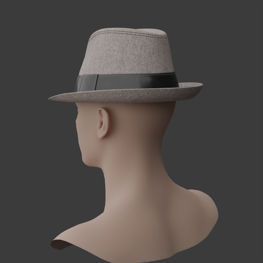 Fedora Hat Low-poly 3D Model 3D Model - TurboSquid 2290196