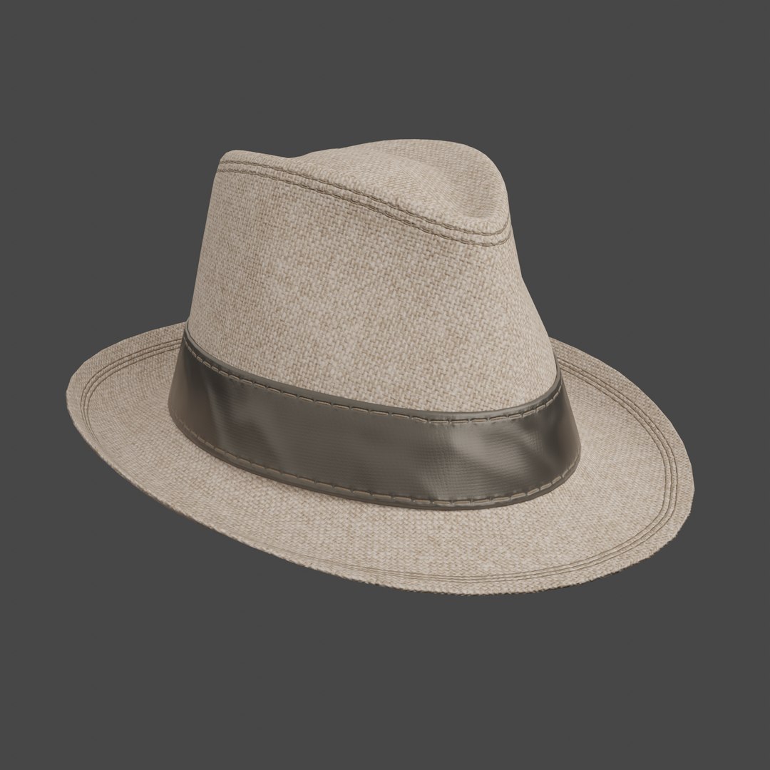 Fedora Hat Low-poly 3D Model 3D Model - TurboSquid 2290196
