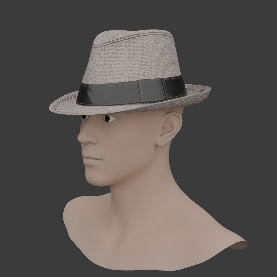 Fedora Hat Low-poly 3D Model 3D Model - TurboSquid 2290196