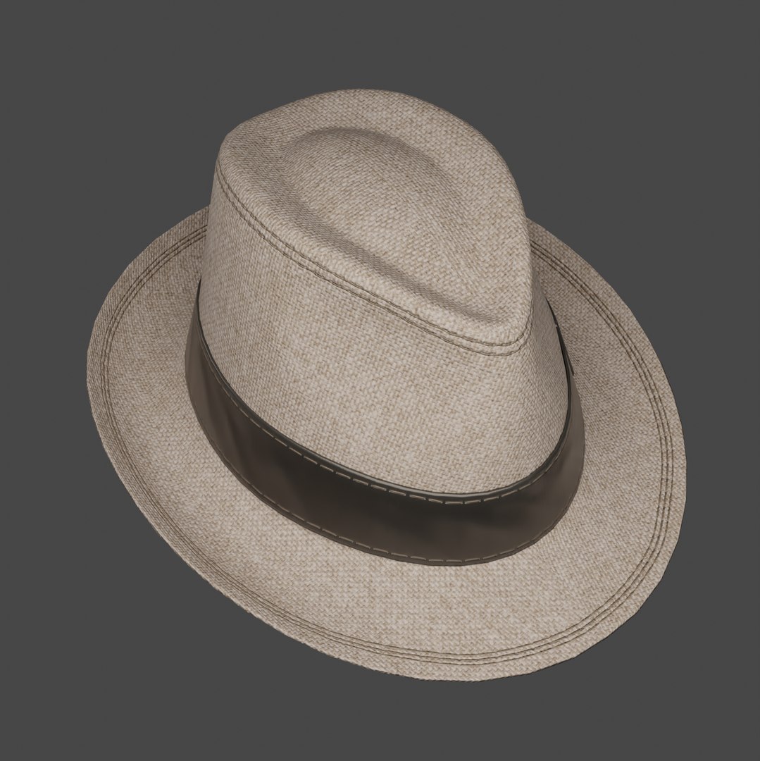 Fedora Hat Low-poly 3D Model 3D Model - TurboSquid 2290196