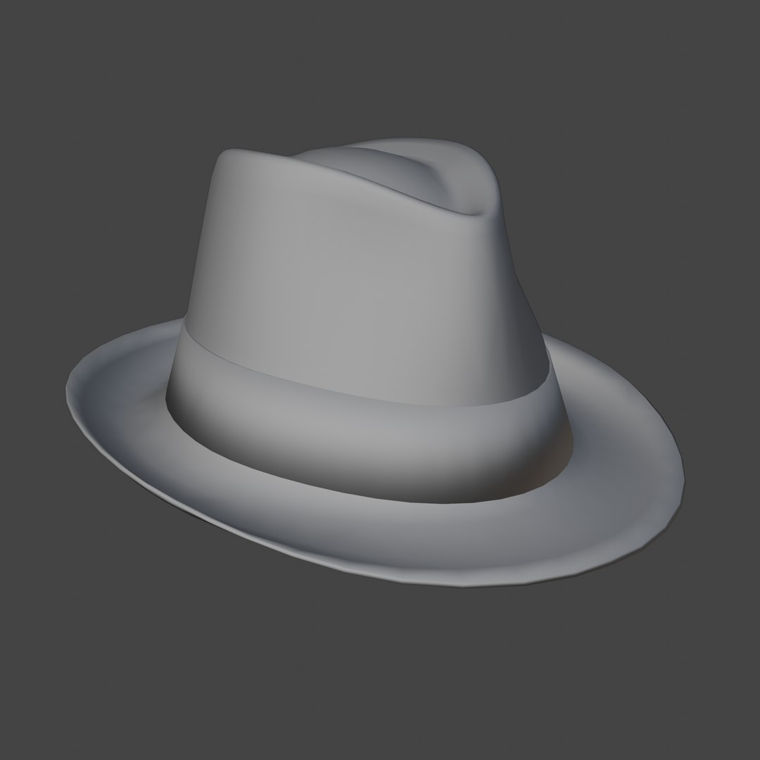 Fedora Hat Low-poly 3D Model 3D Model - TurboSquid 2290196