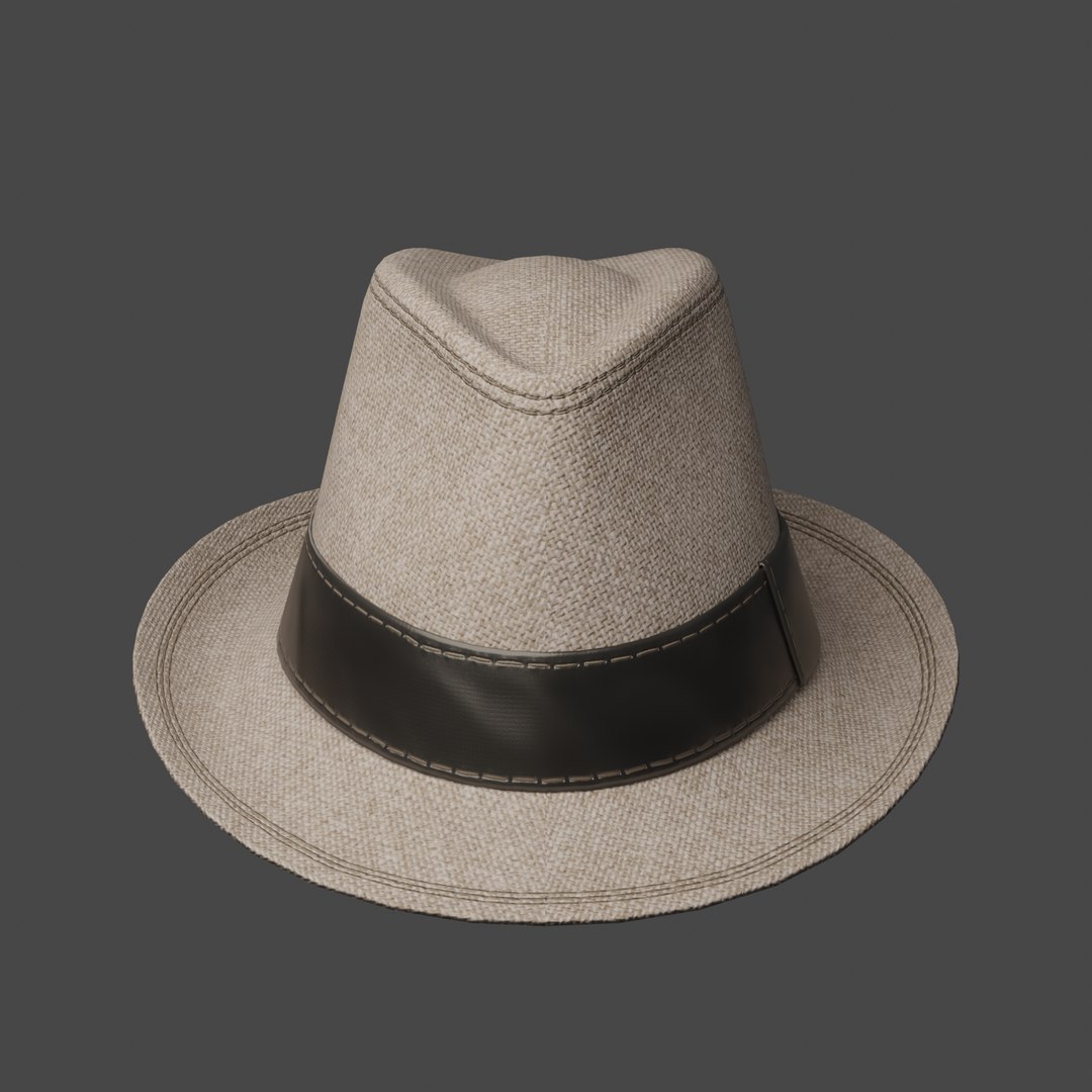 Fedora Hat Low-poly 3D Model 3D Model - TurboSquid 2290196