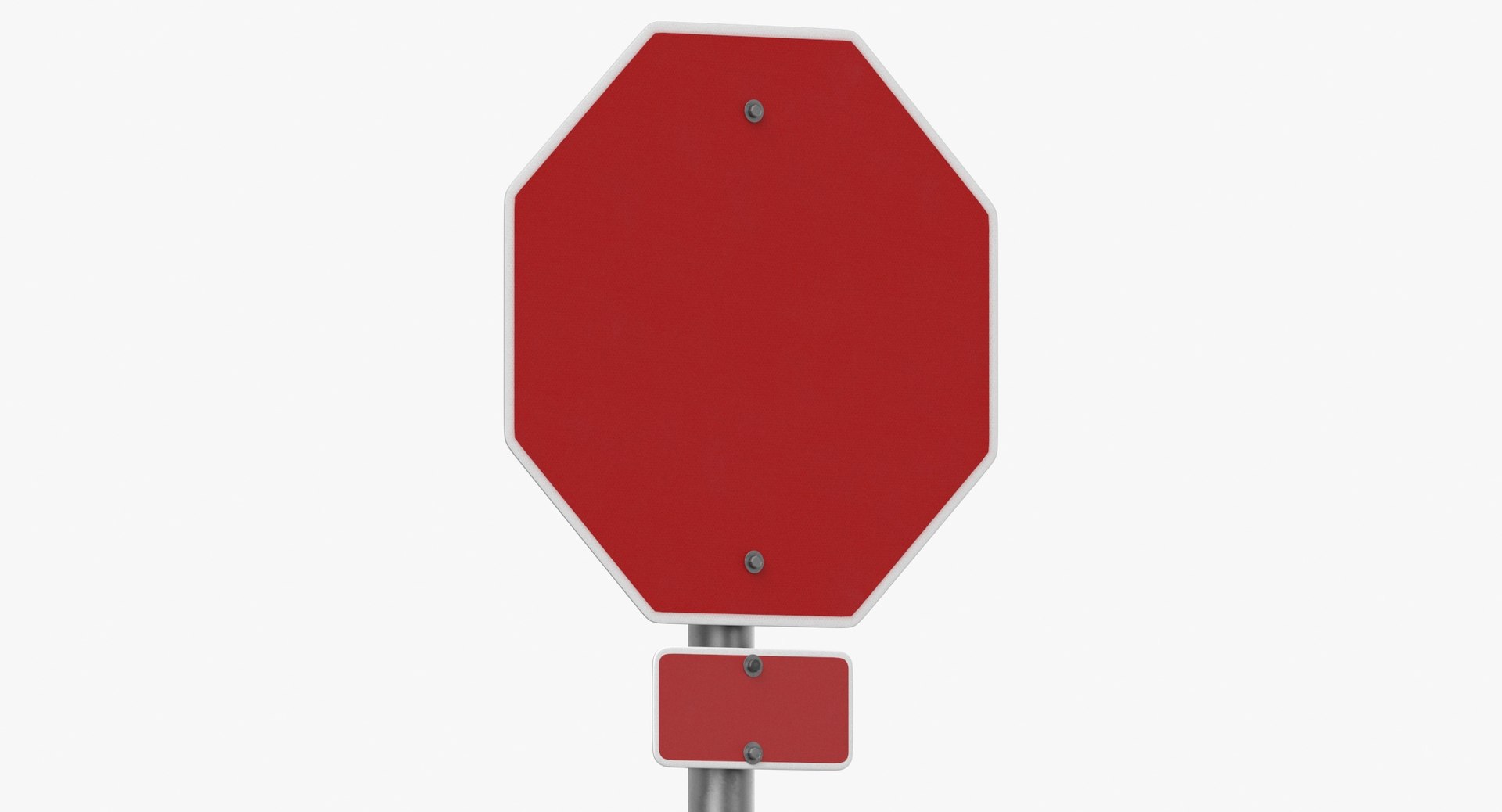 Octogon Street Signs Cylinder Square and U Shape(1) 3D model ...