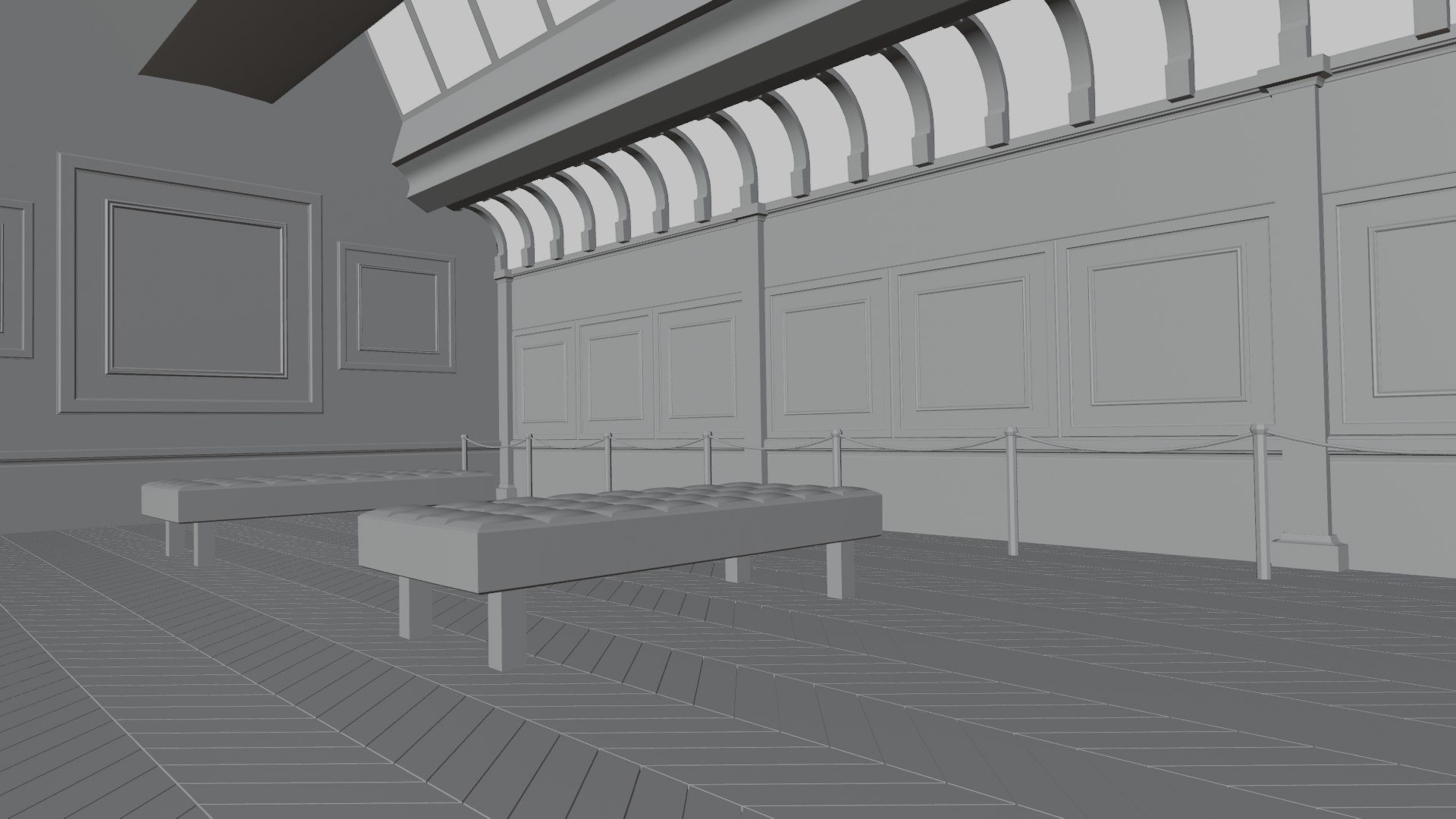 VR Gallery For Product And Painting Showcase 3D - TurboSquid 2154714