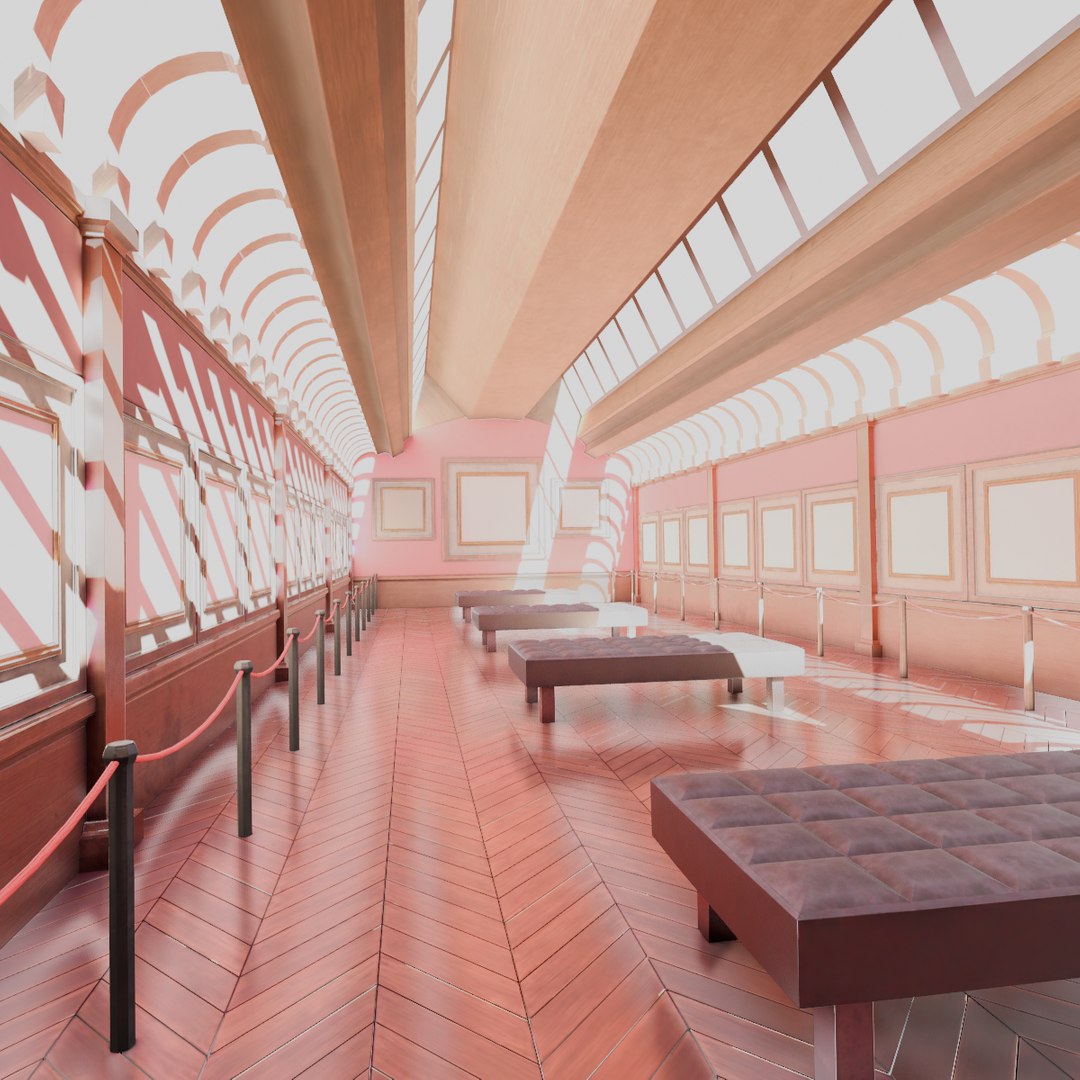 VR Gallery For Product And Painting Showcase 3D - TurboSquid 2154714