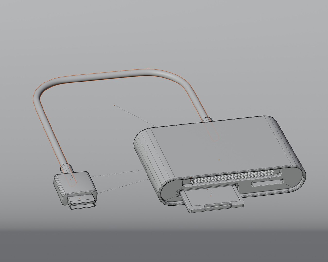 3d USB Type C To SD Card Model 3D Model - TurboSquid 2209736