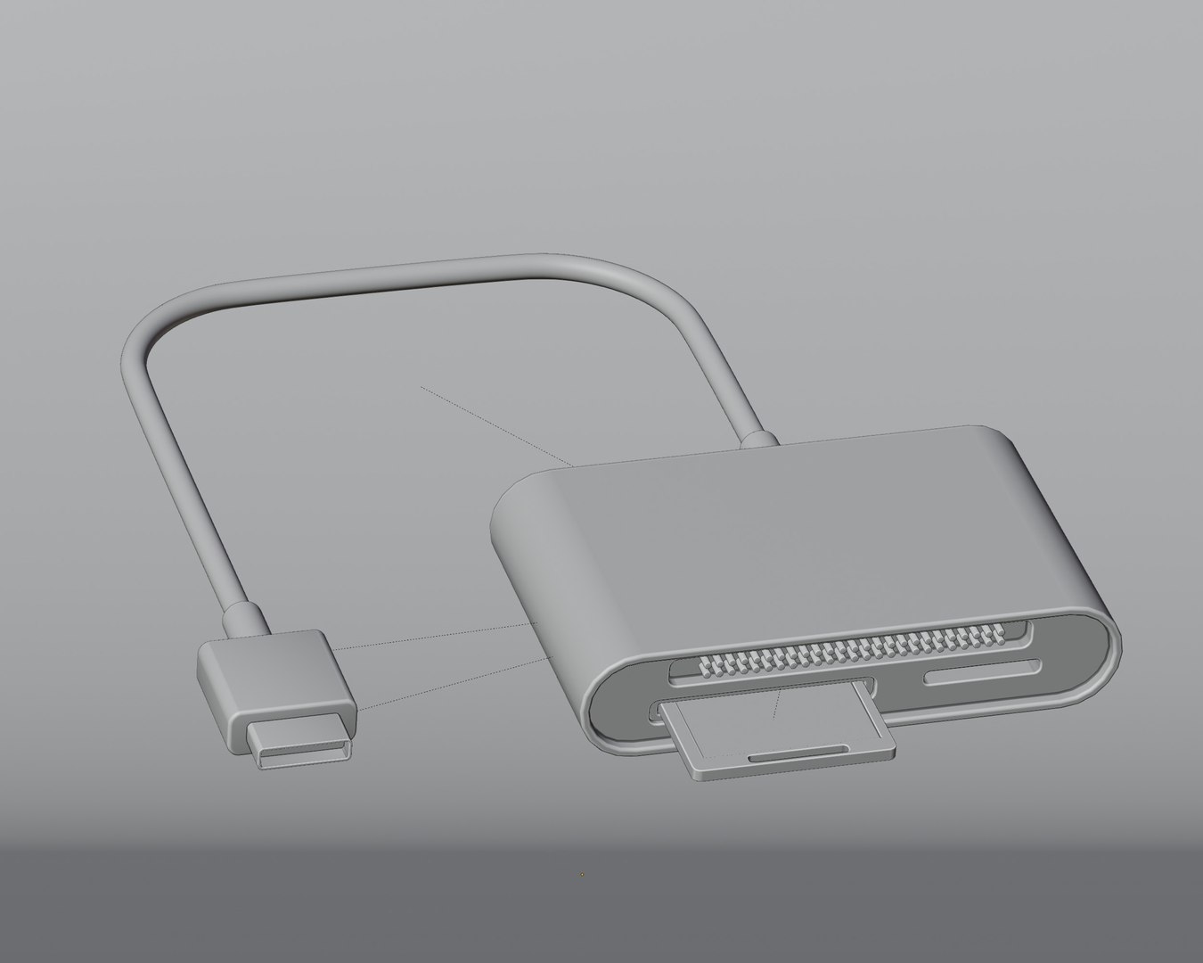 3d USB Type C To SD Card Model 3D Model - TurboSquid 2209736