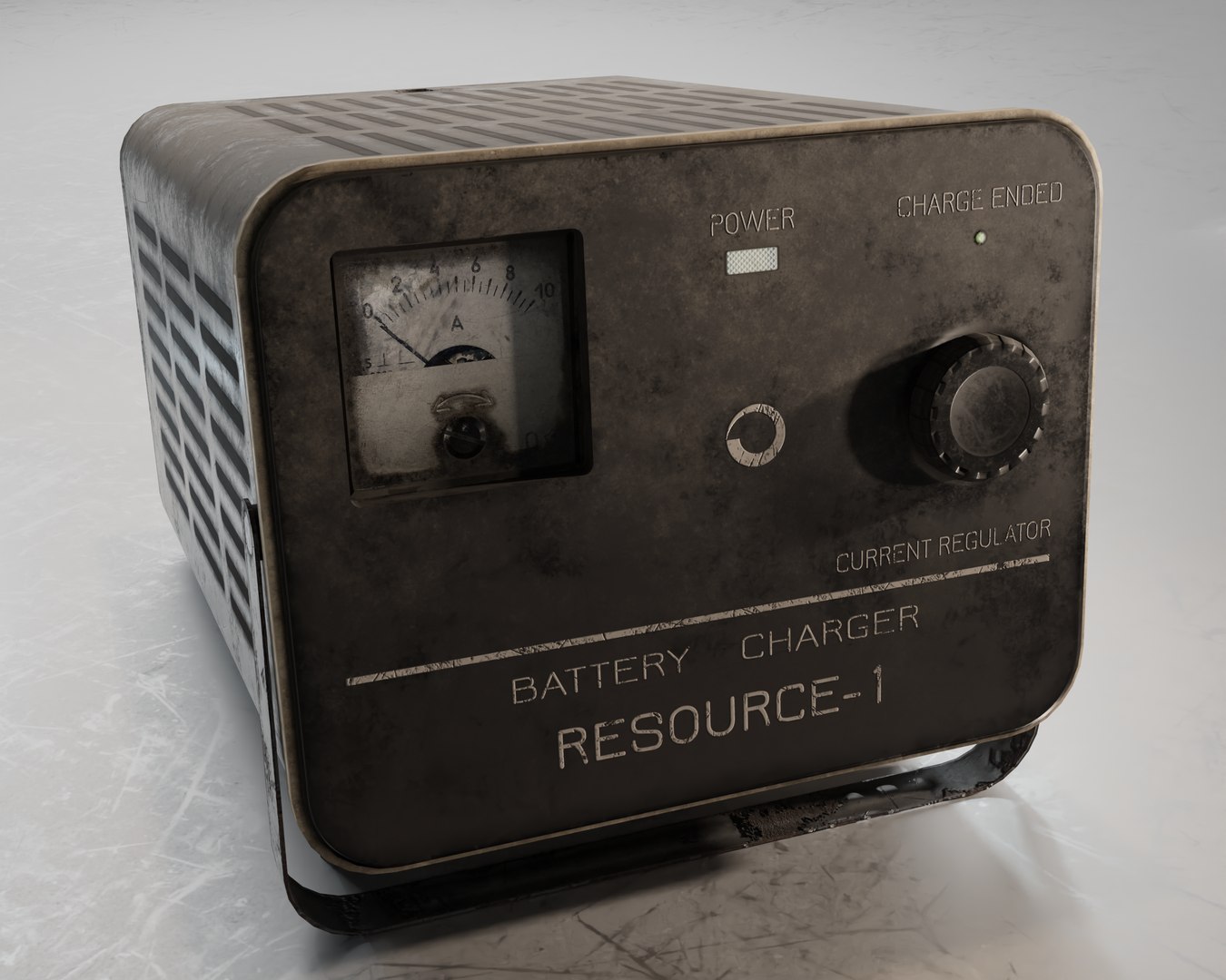 3D Model Soviet Used Old Car Battery Charger From USSR RECOURCE-1 ...