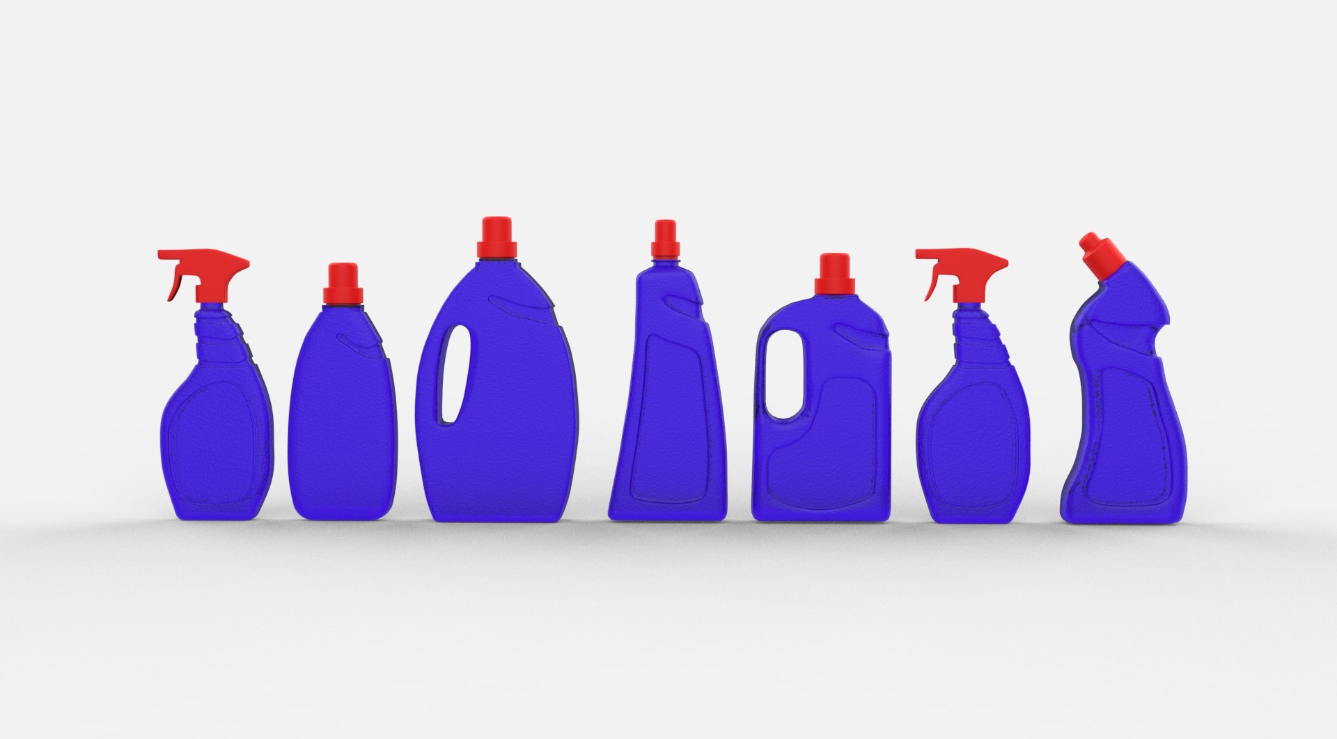 3D Home Cleaning Product Low-poly 3D Model - TurboSquid 2340975