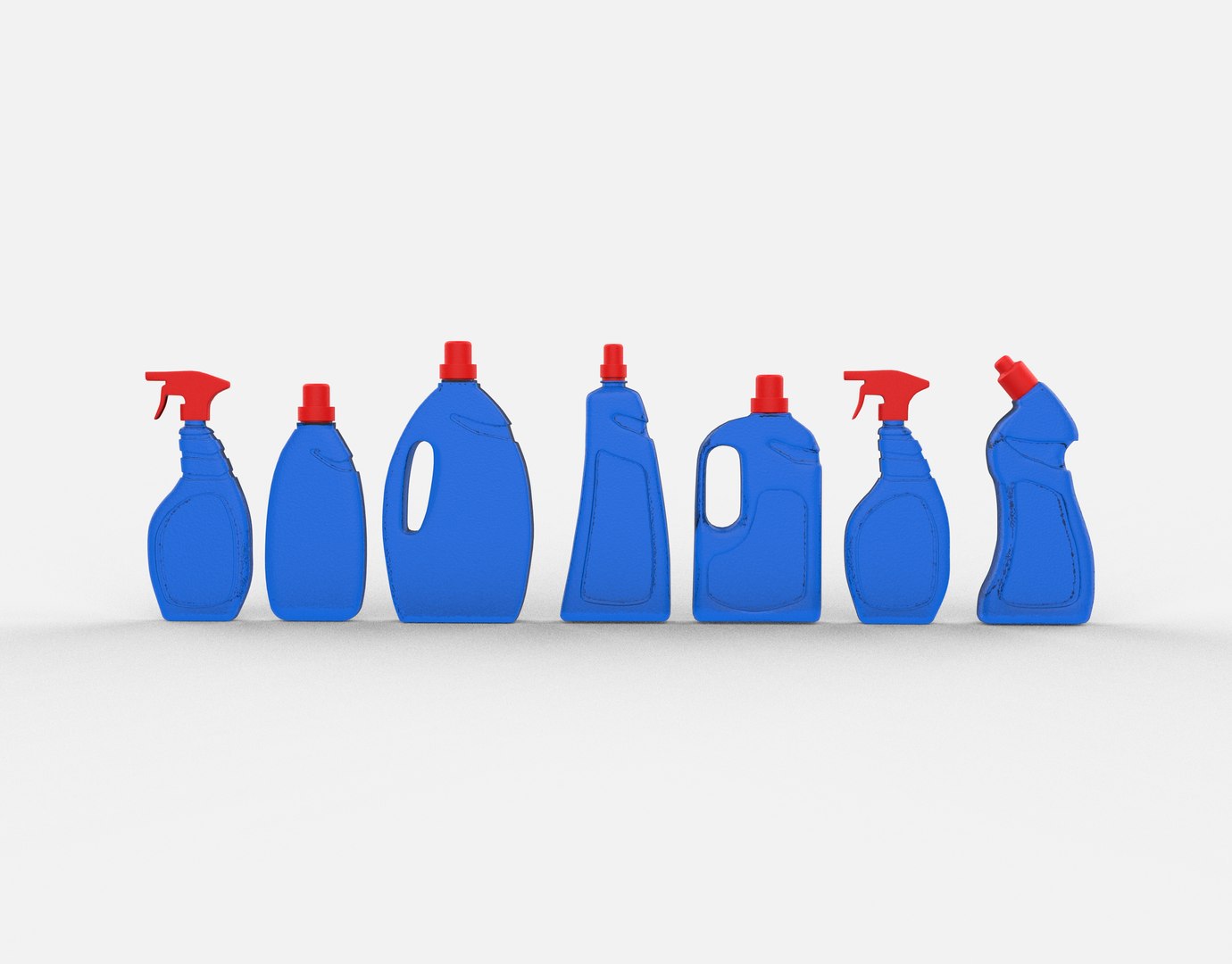 3D Home Cleaning Product Low-poly 3D Model - TurboSquid 2340975