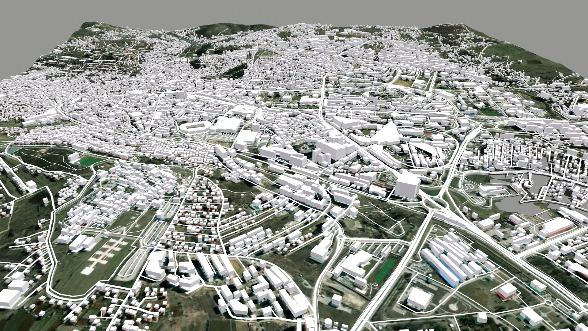 Cityscape Pristina Kosovo 3D Model - TurboSquid 2002507