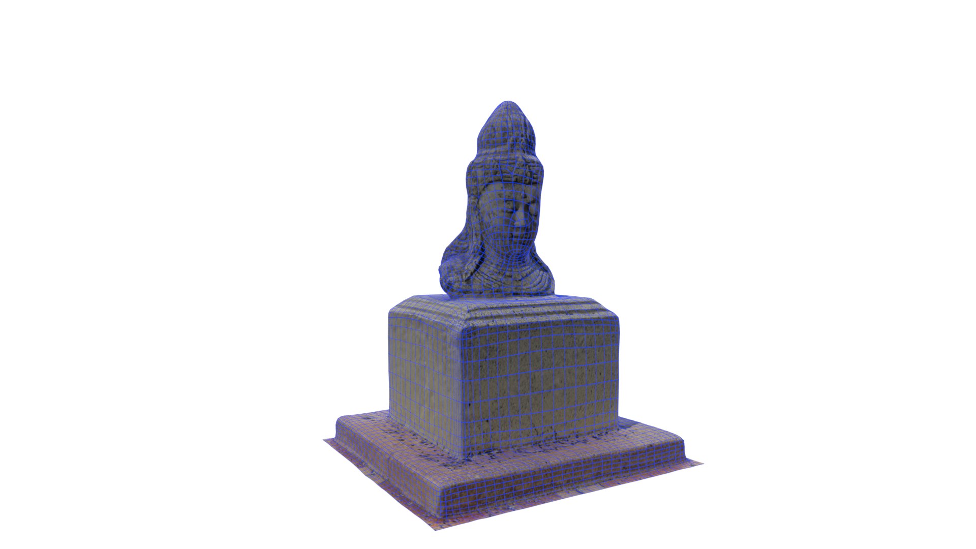 3D Polynesian Head Statue - TurboSquid 2185424