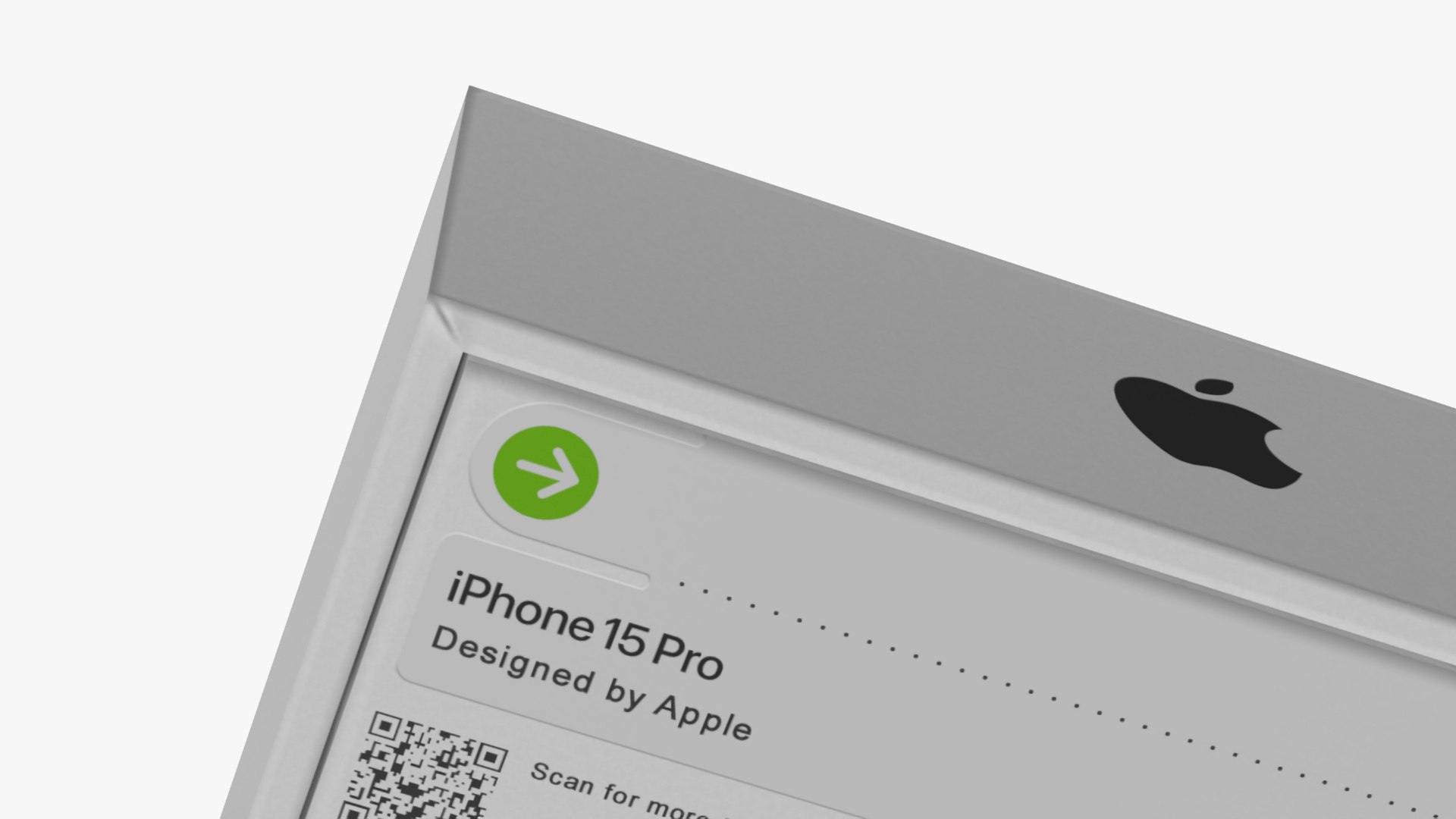 3D Apple IPhone 15 Pro Black Titanium Box - TurboSquid 2215343