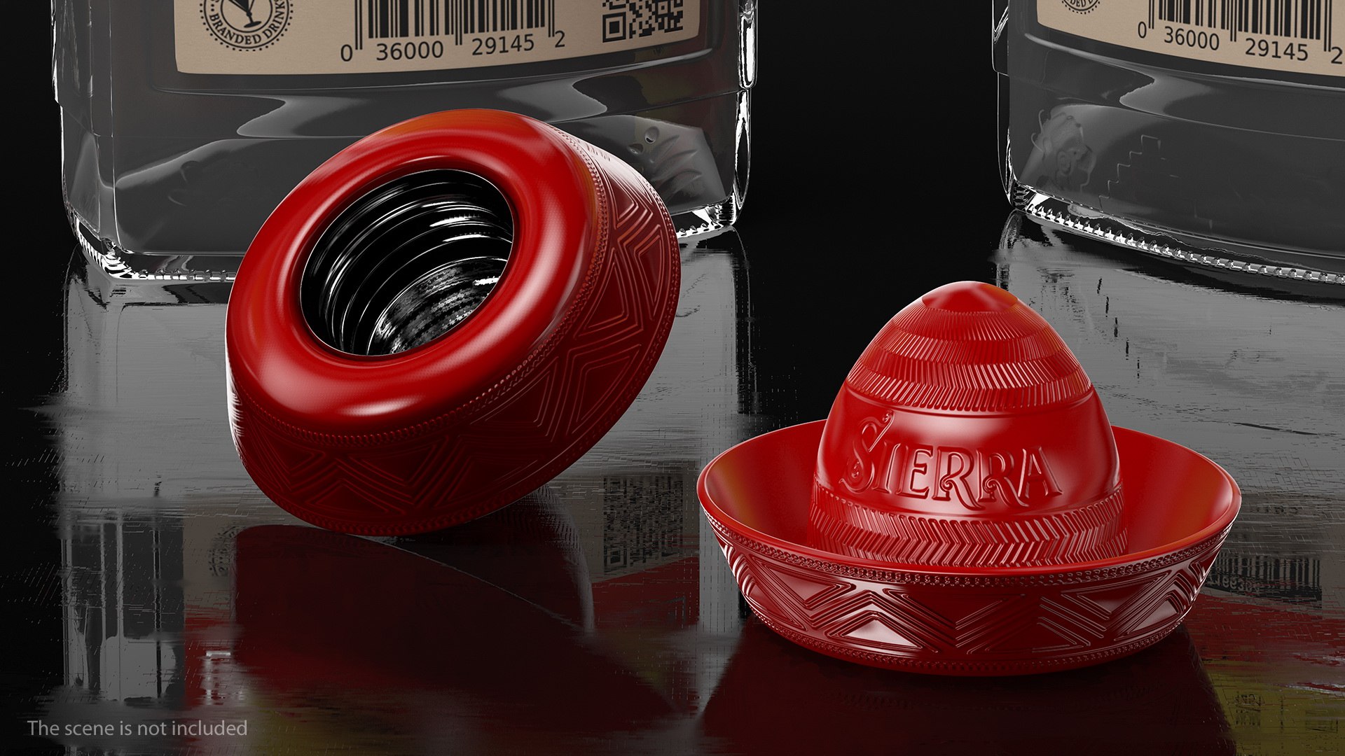 3D Tequila Salt Shaker Hat Model - TurboSquid 1468348