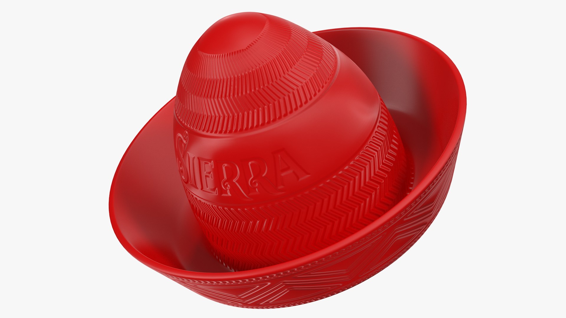 3D Tequila Salt Shaker Hat Model - TurboSquid 1468348