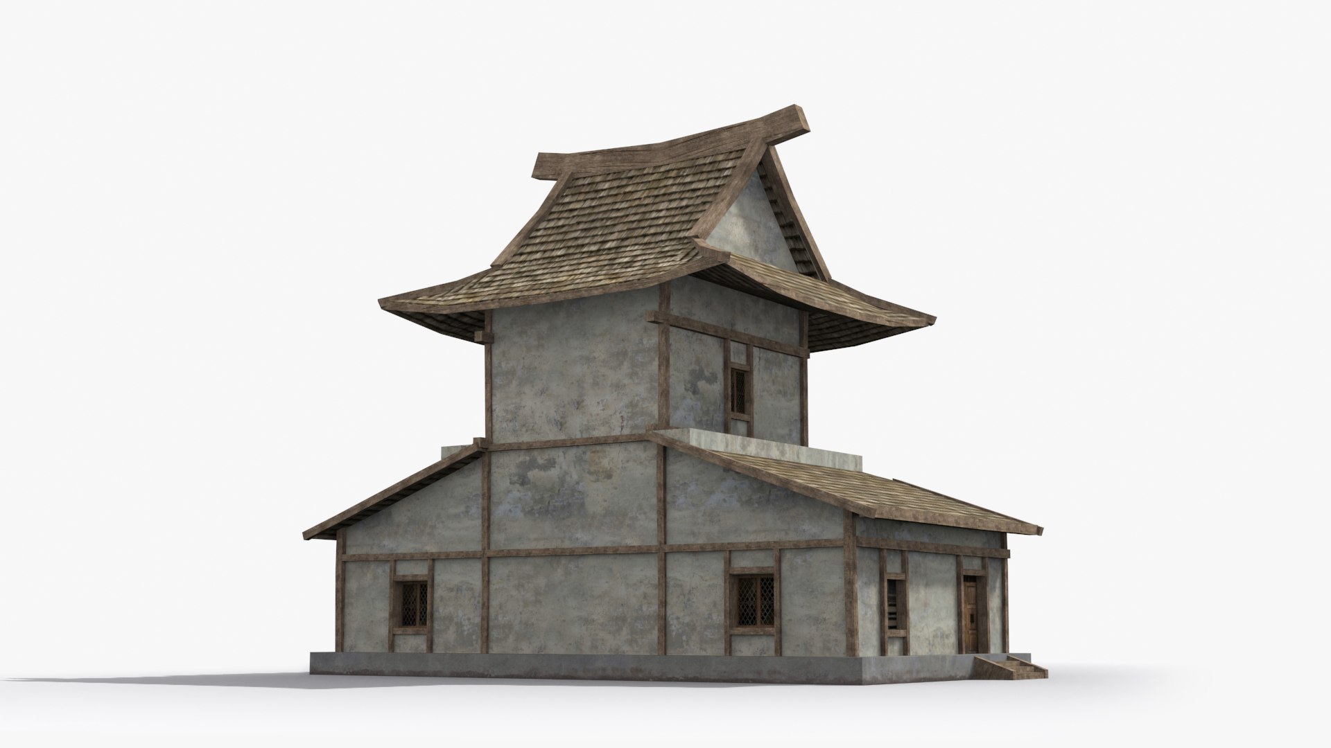 3D Ancient House X12 Model - TurboSquid 1941192