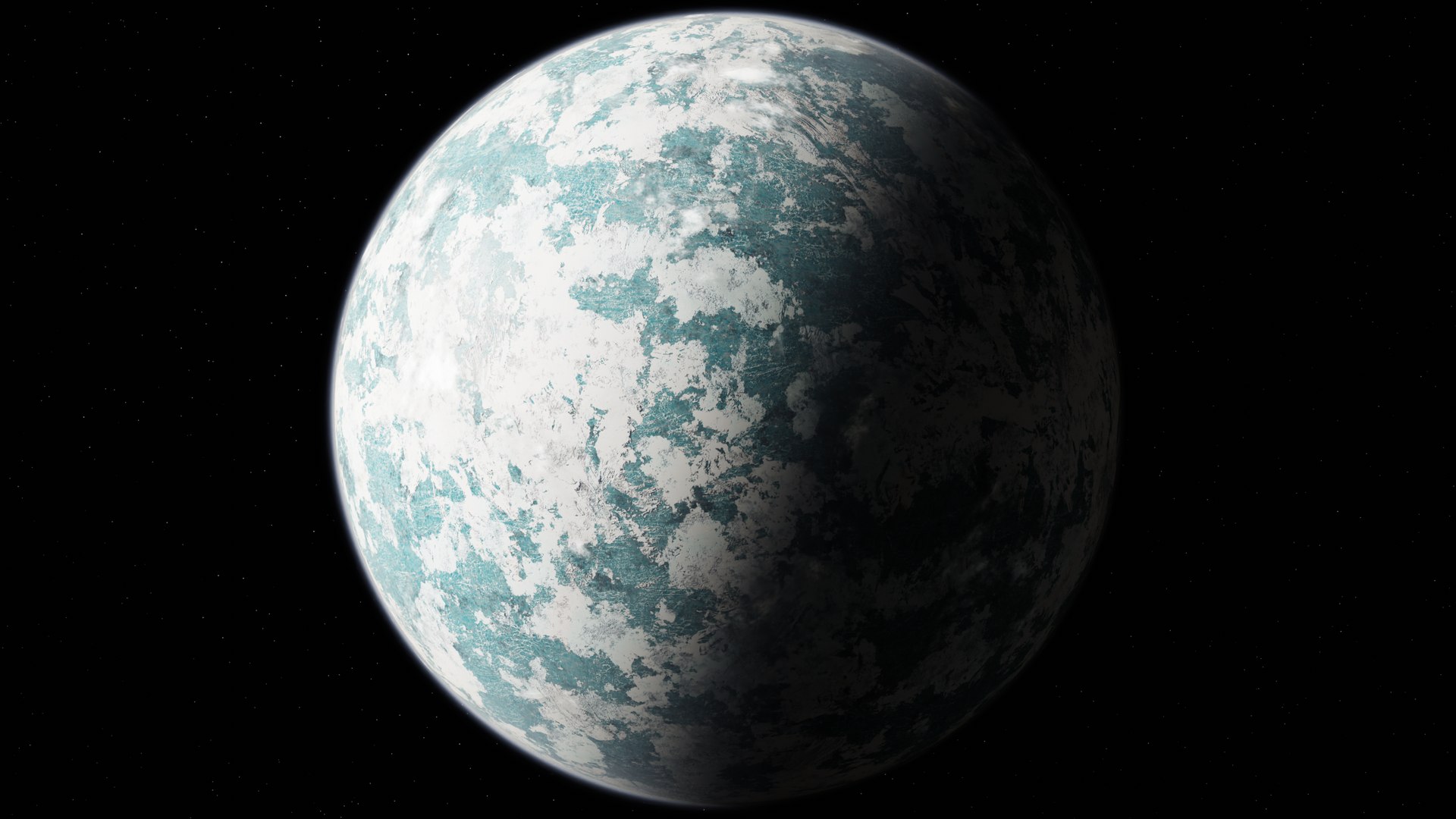 modelo 3d 8K Fictional Ice Planet 6 - TurboSquid 1931150