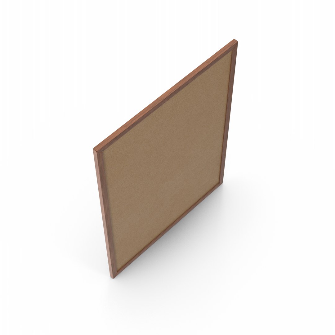 Pinboard With Notes 3D - TurboSquid 1872016