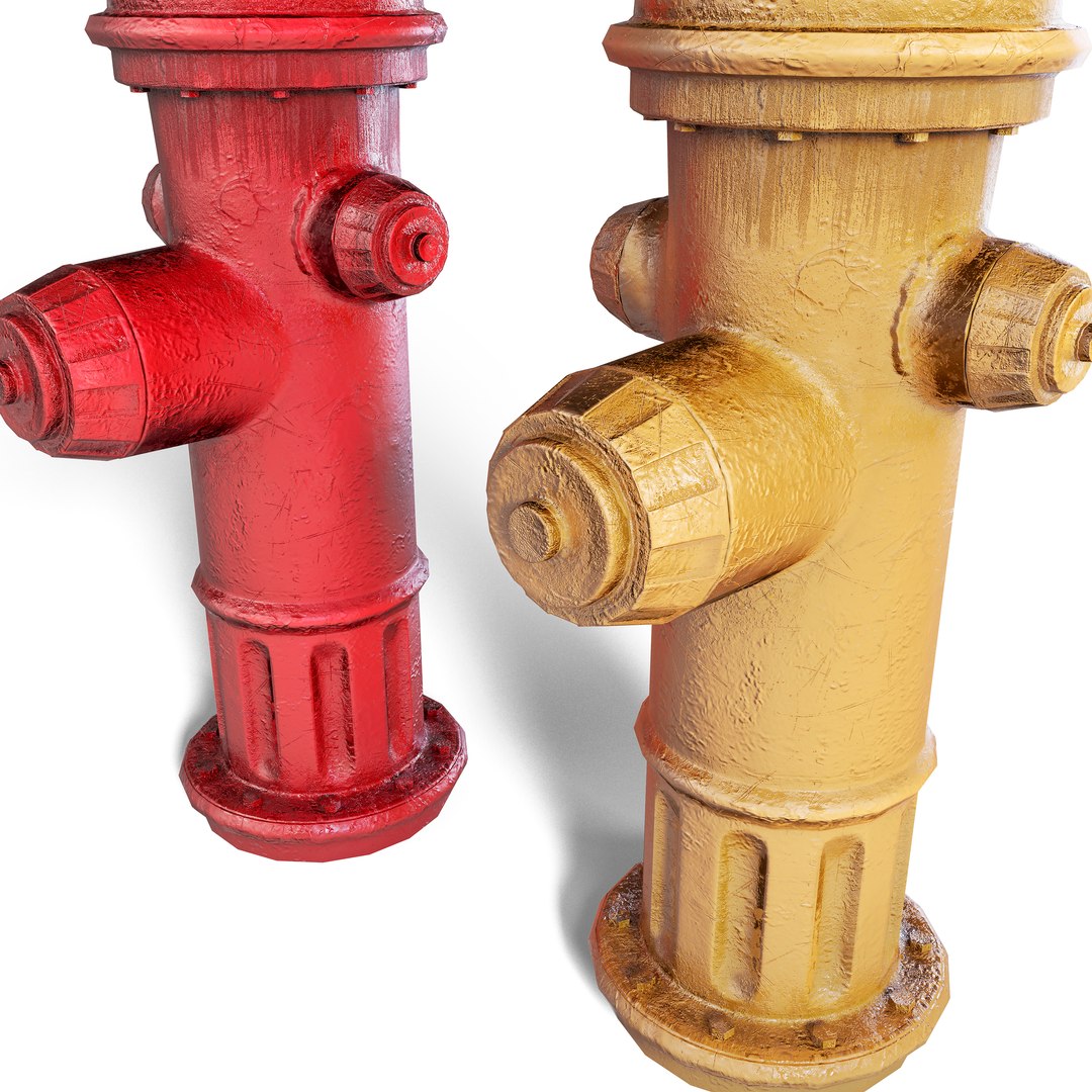 Hydrant Low-poly Pbr Model Model - TurboSquid 2319343