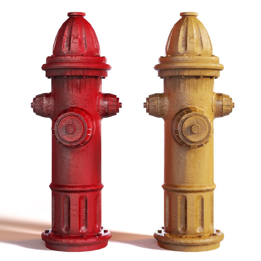 Hydrant Low-poly Pbr Model Model - TurboSquid 2319343
