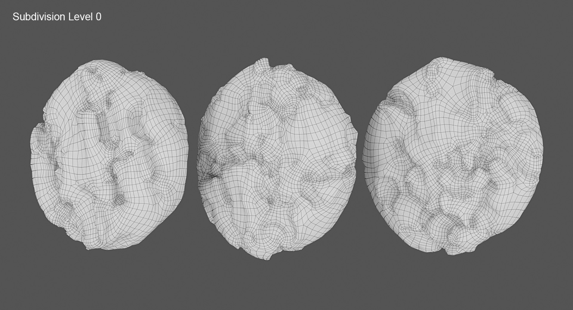 Realistic 3 chocolate chip model - TurboSquid 1365237