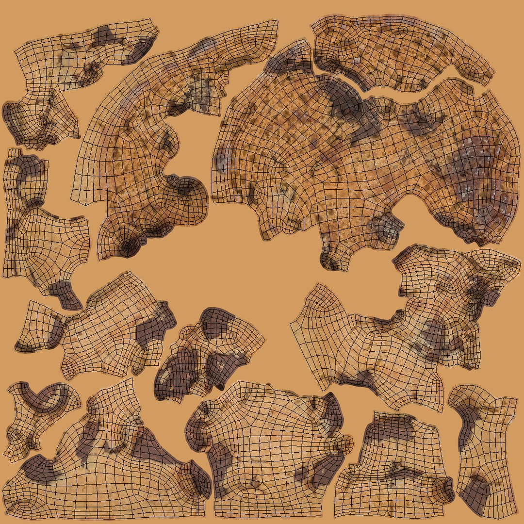 Realistic 3 chocolate chip model - TurboSquid 1365237