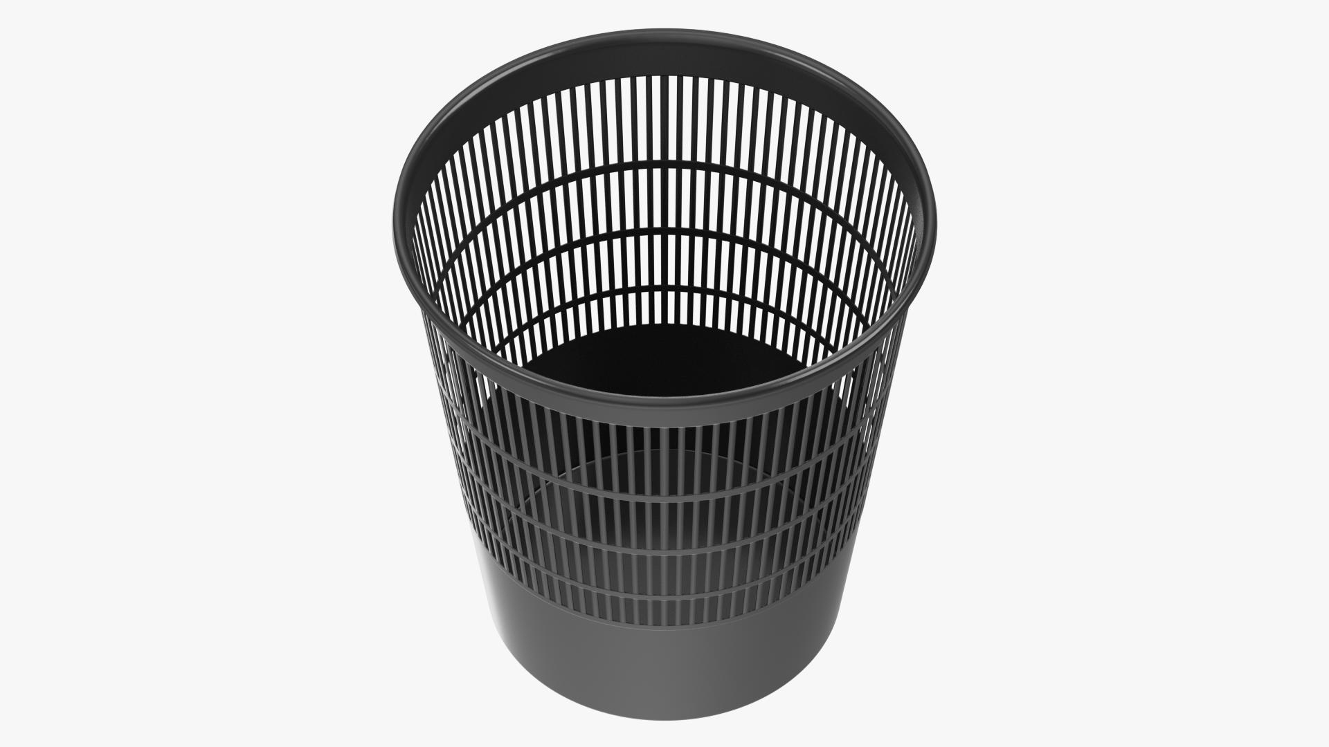 3D Perforated Plastic Trash Bin 1 Model - TurboSquid 2194018