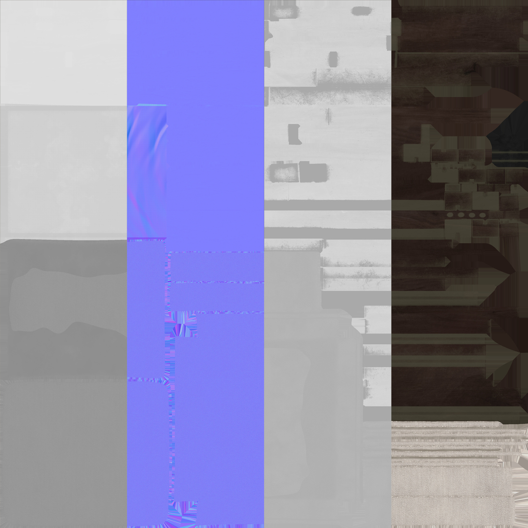 Classical relax zone scenes 3D model - TurboSquid 1538884