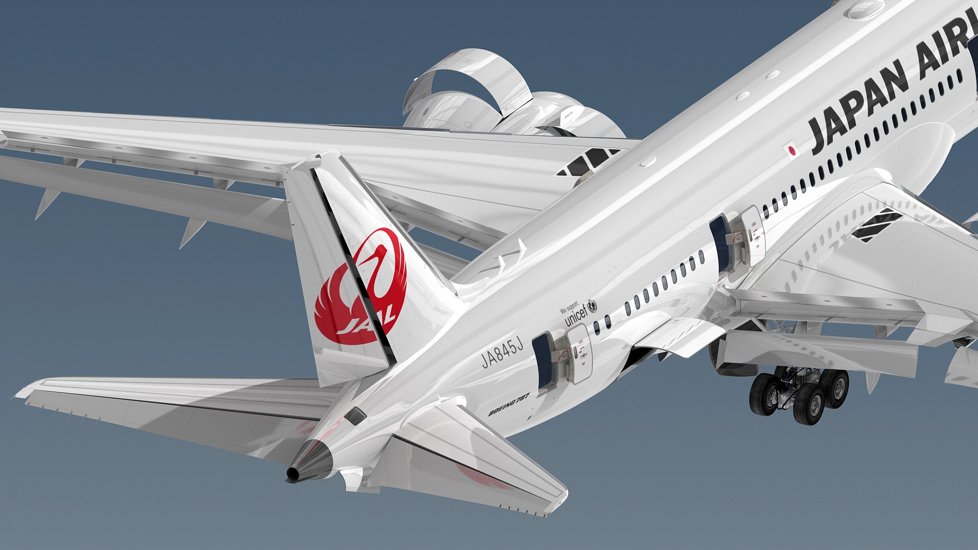 Boeing 787-8 Japan Airlines 3D - TurboSquid 2002233