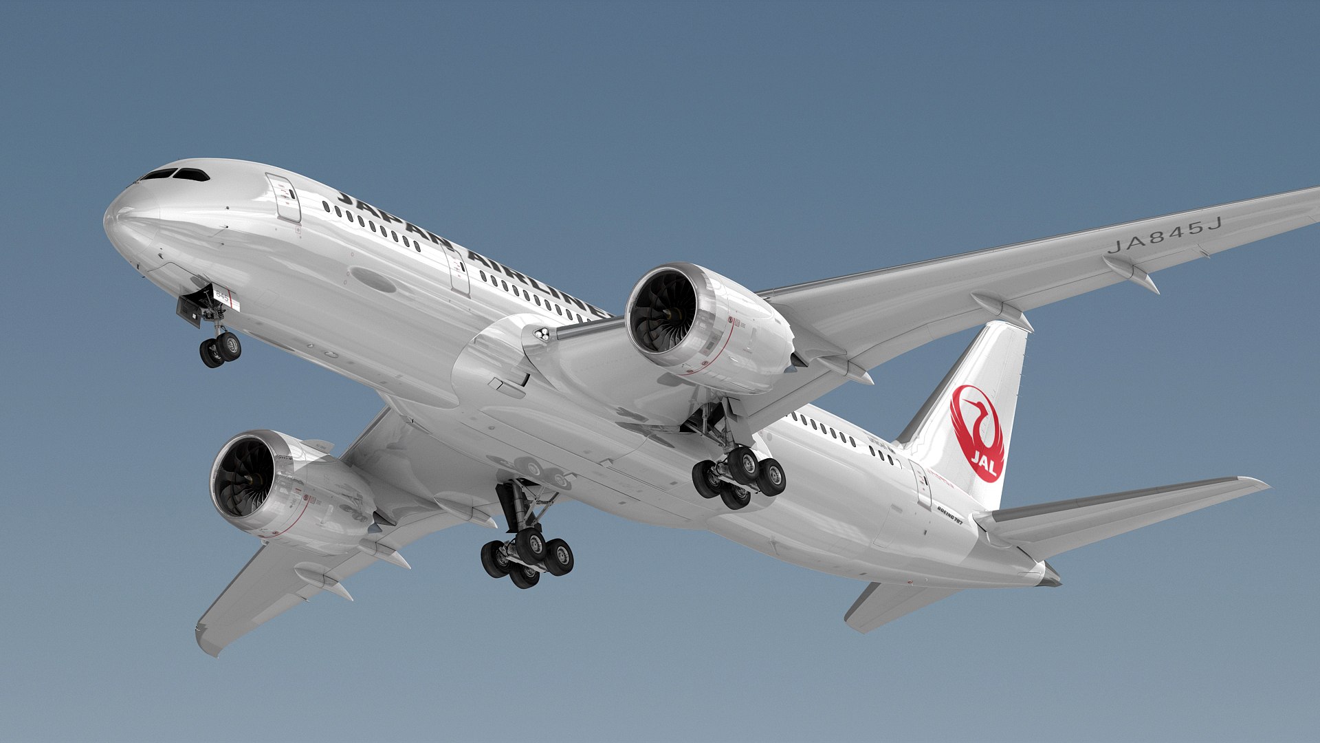 Boeing 787-8 Japan Airlines 3D - TurboSquid 2002233