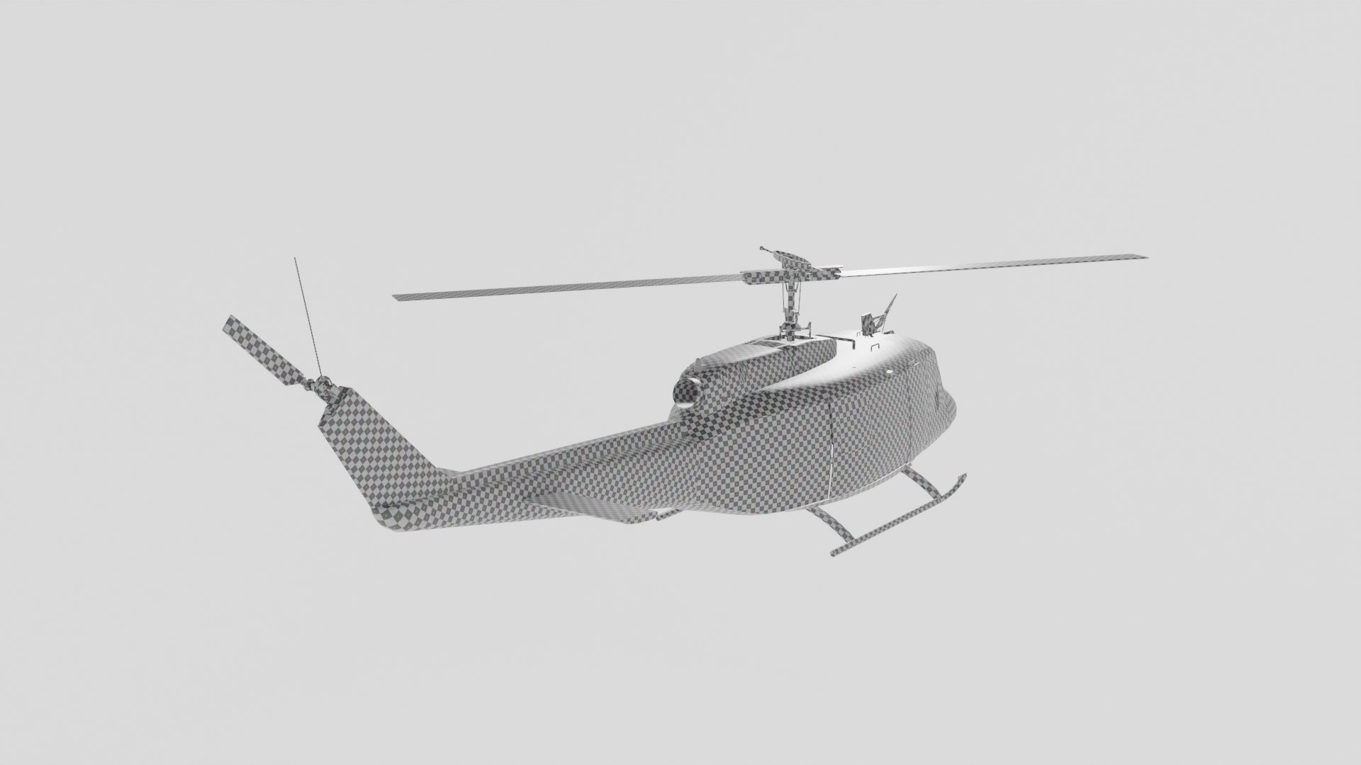 Helicopter UH-1D 3D - TurboSquid 2147876