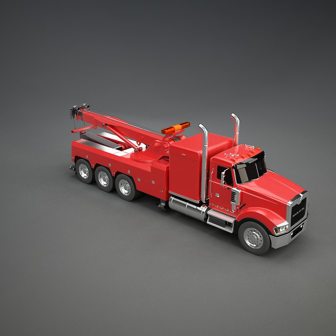 3d 3ds Heavy Duty Tow Truck