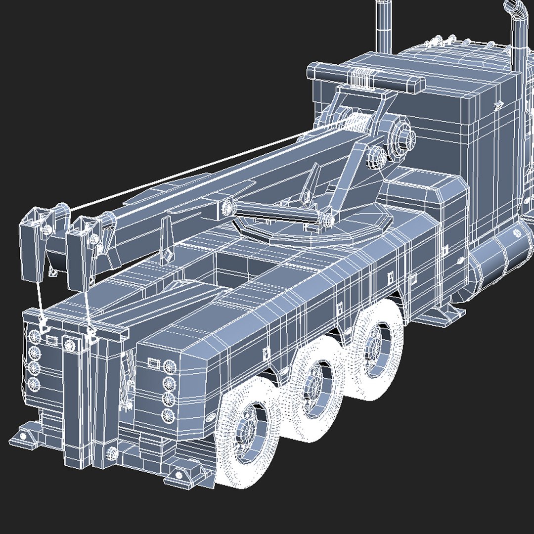 3d 3ds Heavy Duty Tow Truck
