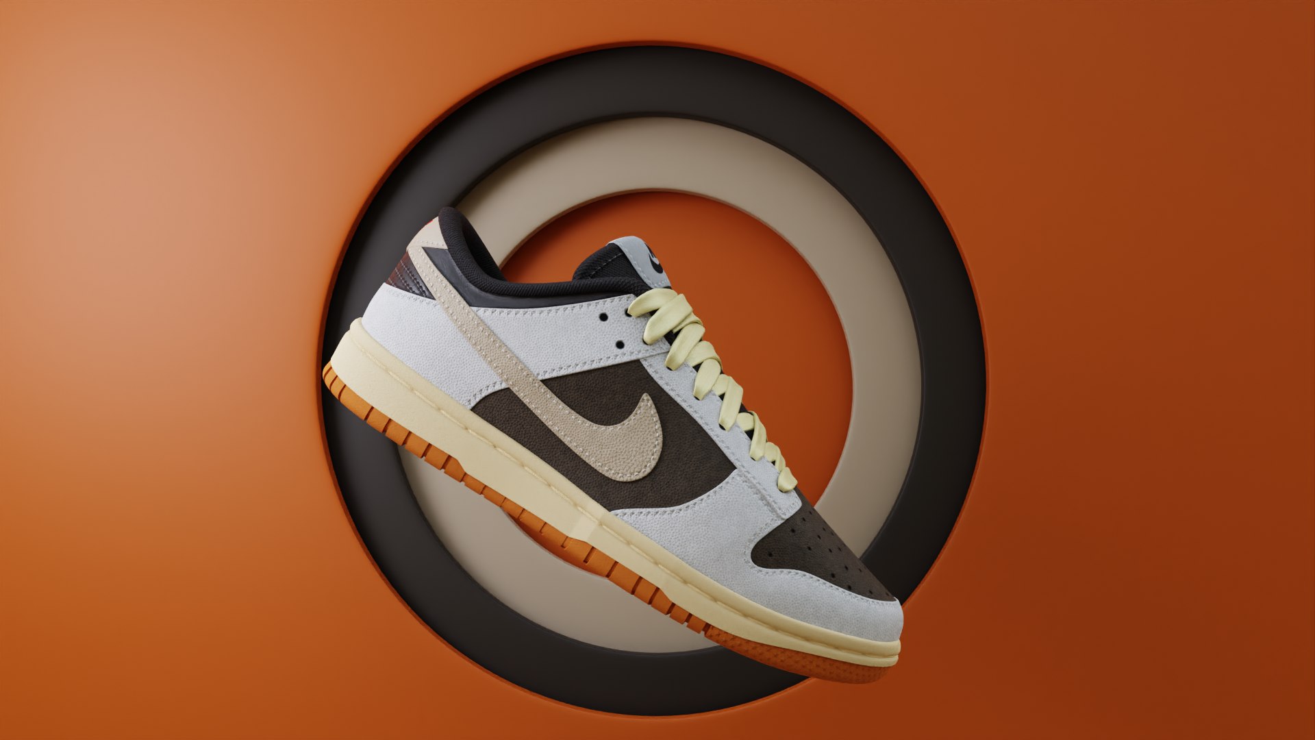 3D model Nike Dunk Low Custom - TurboSquid 2121458