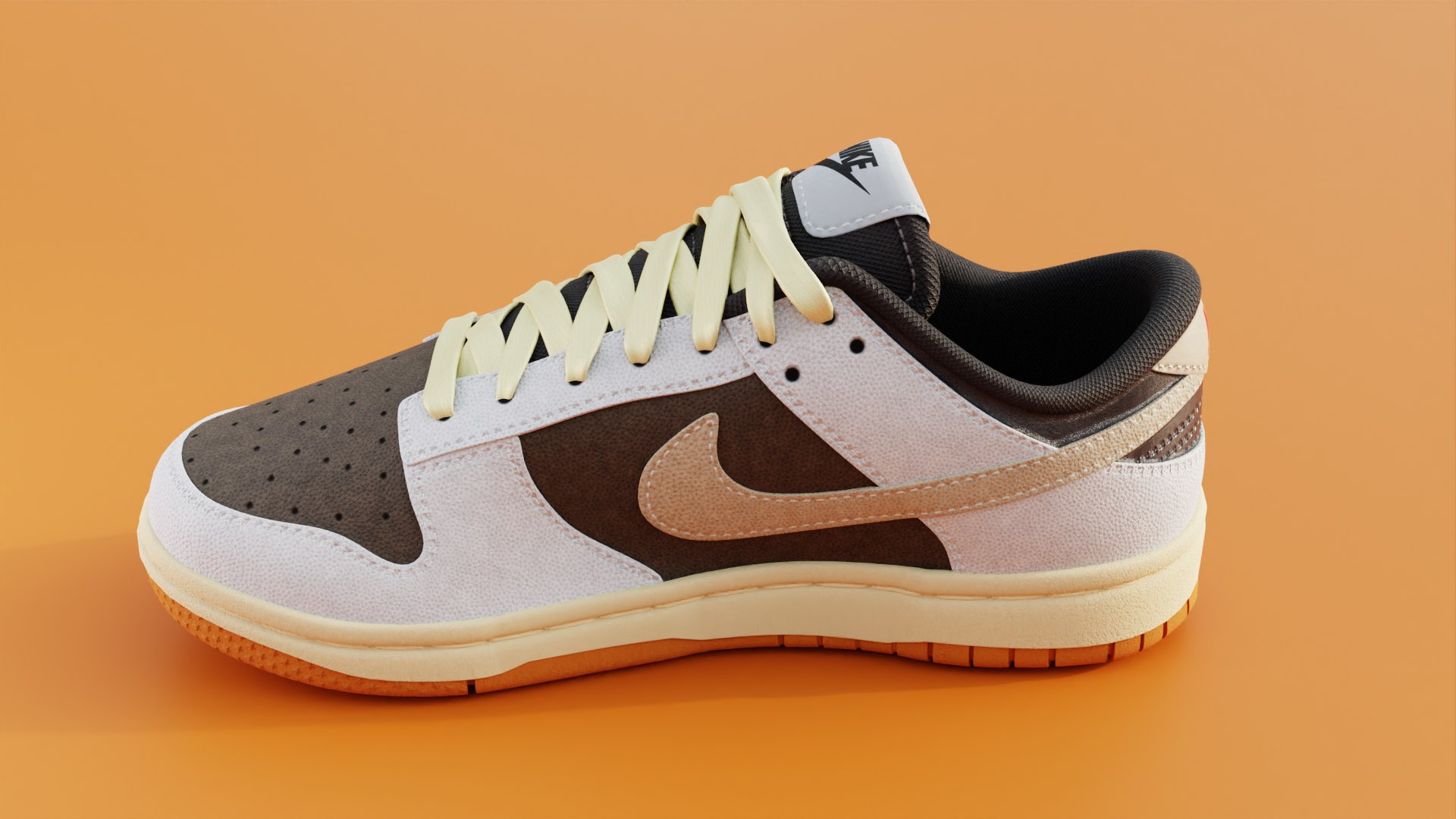 3D model Nike Dunk Low Custom - TurboSquid 2121458