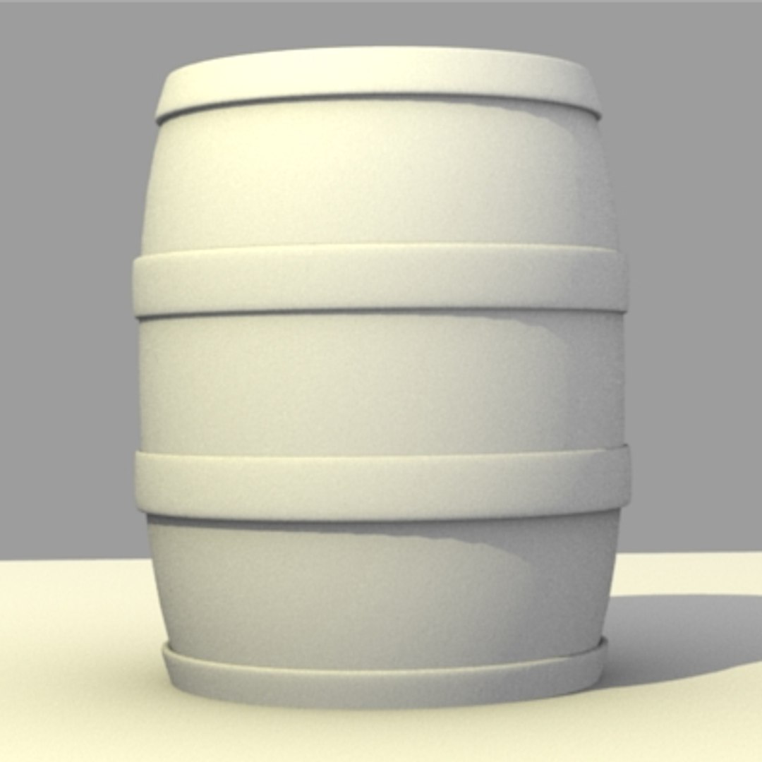 3d Barrel Vat Model