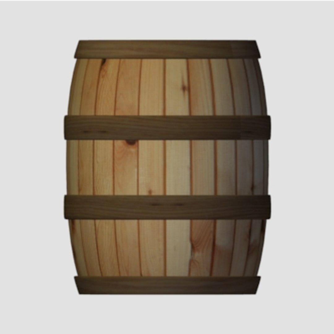 3d Barrel Vat Model