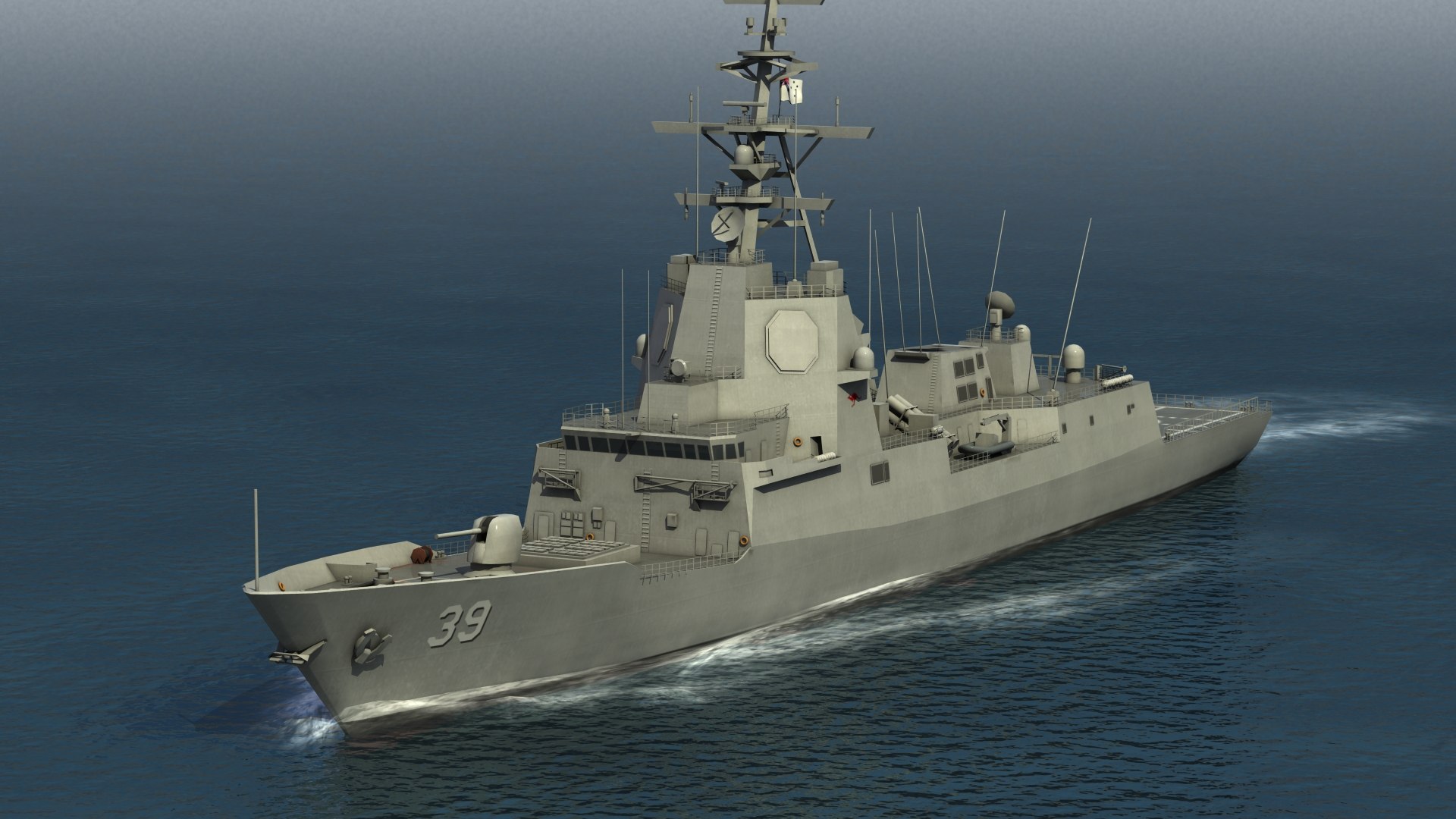 Hobart Class Ddg Model - TurboSquid 1588915