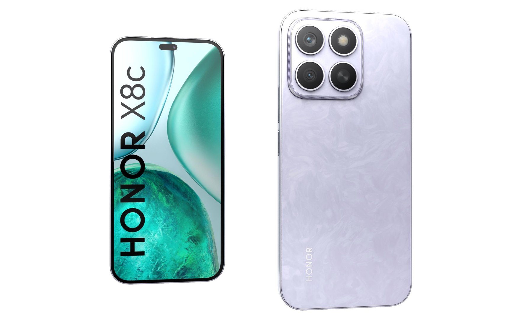 Honor X8c Violet 3D Model - TurboSquid 2368185
