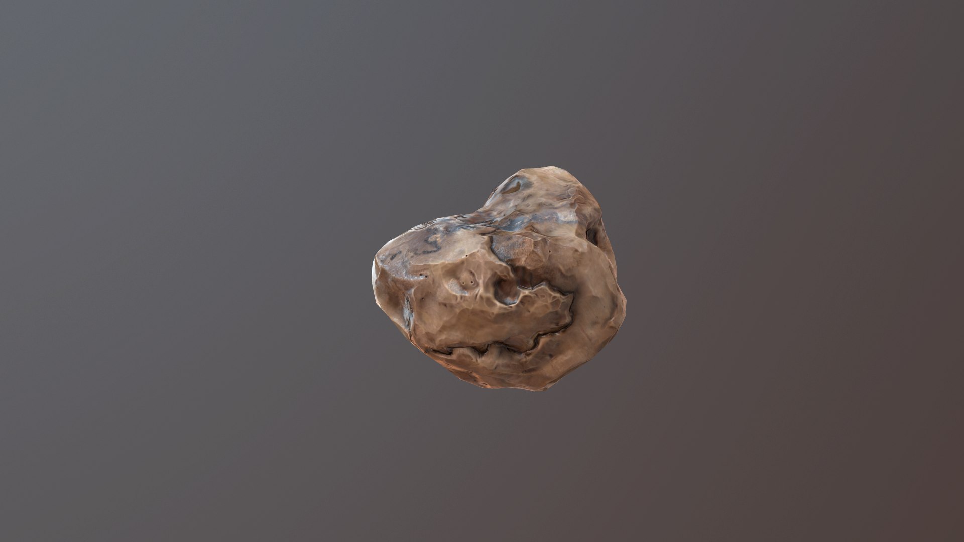 Rock Damaged 3d Obj