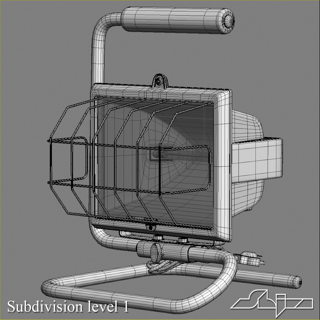 work light 1 3d model
