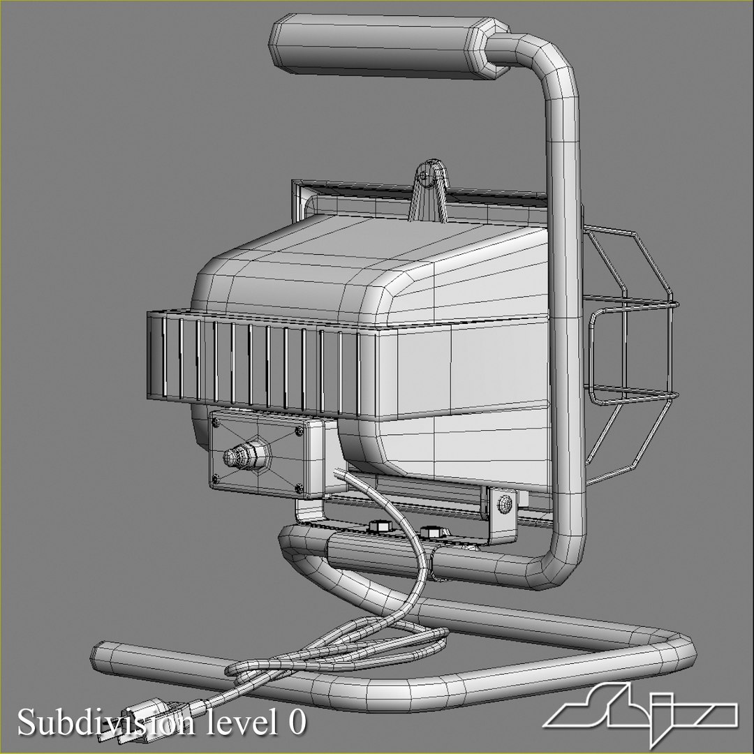 work light 1 3d model