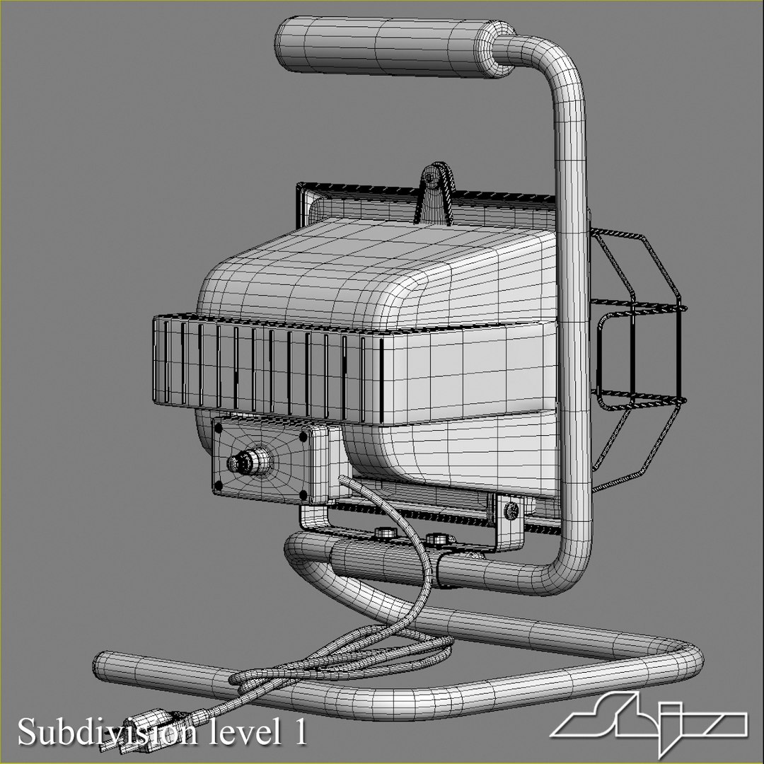 work light 1 3d model