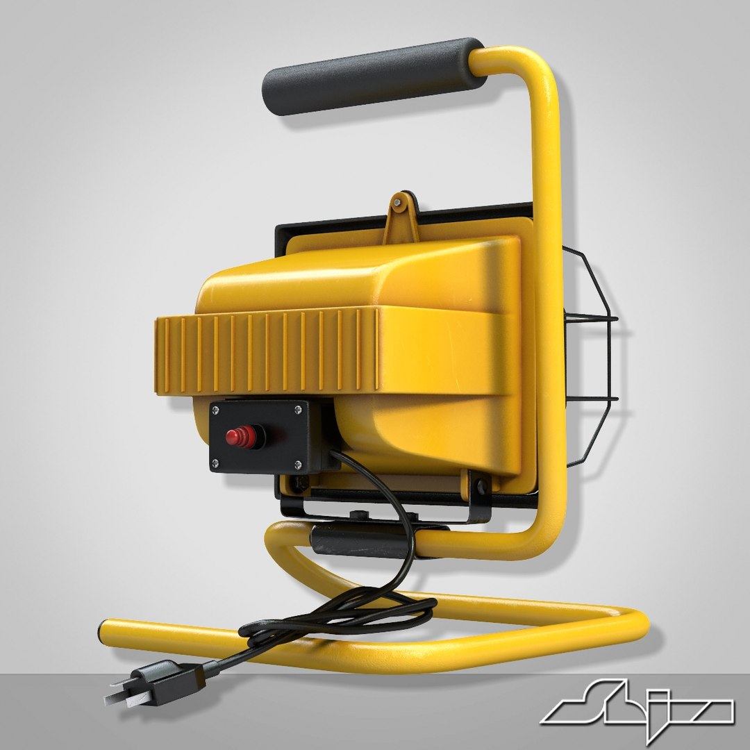 work light 1 3d model