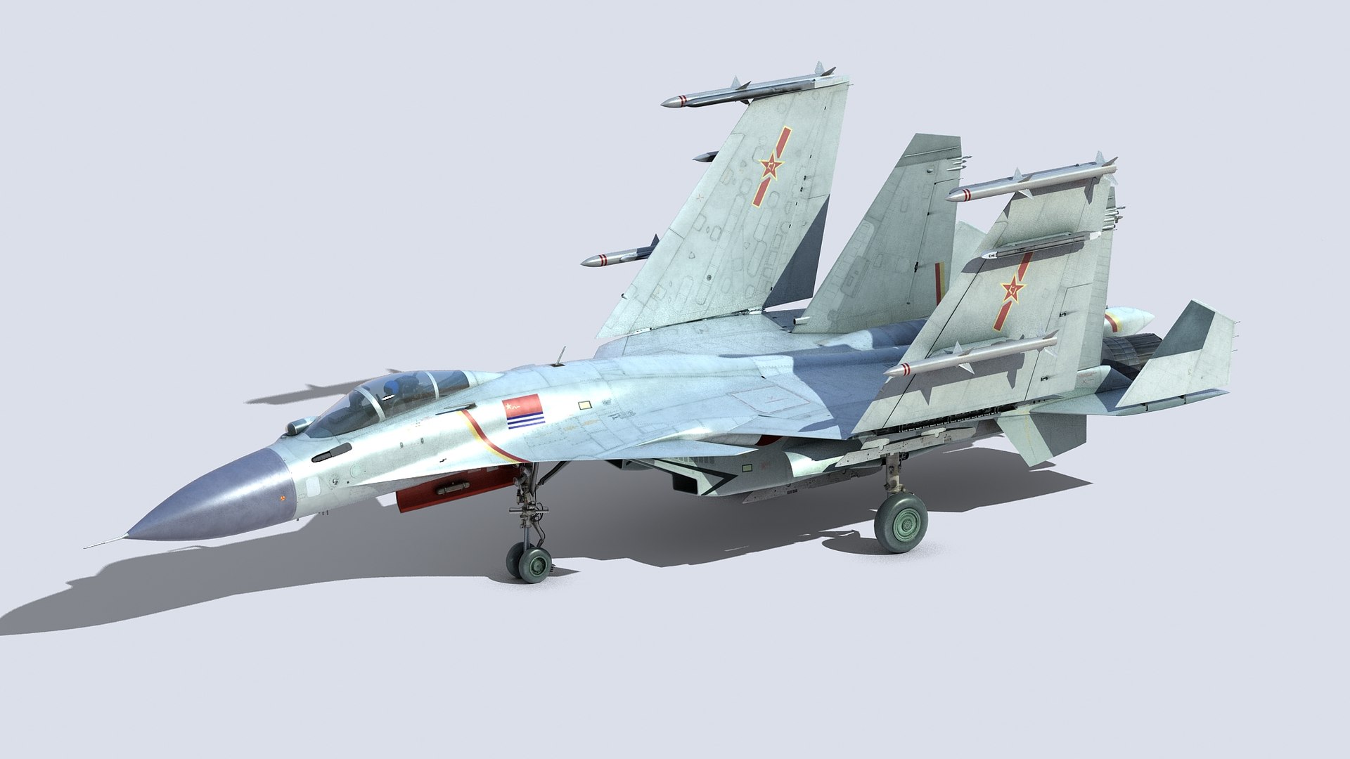 3D Shenyang J-15 Flying Shark - TurboSquid 2312094