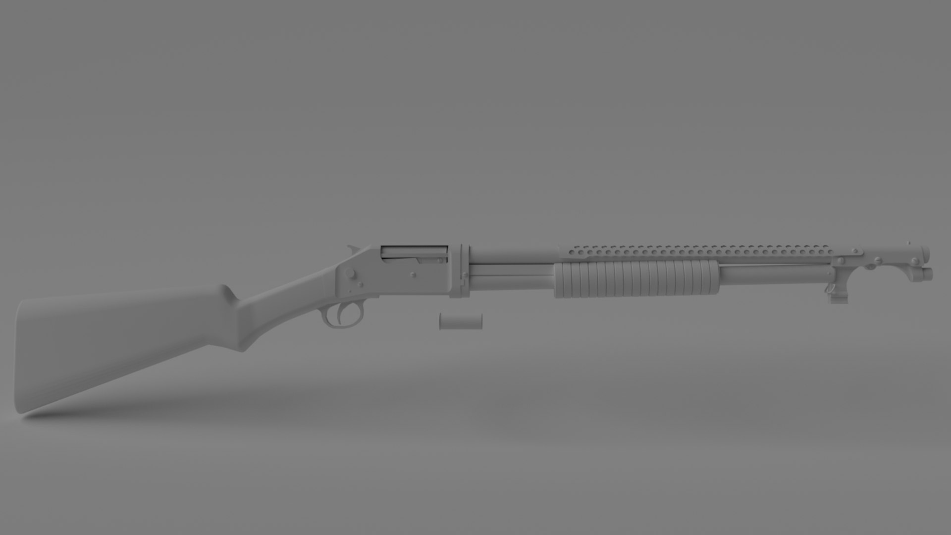 3D winchester 1897 trench gun model - TurboSquid 1250290
